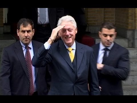 BILL CLINTON IN AMSTERDAM - YouTube