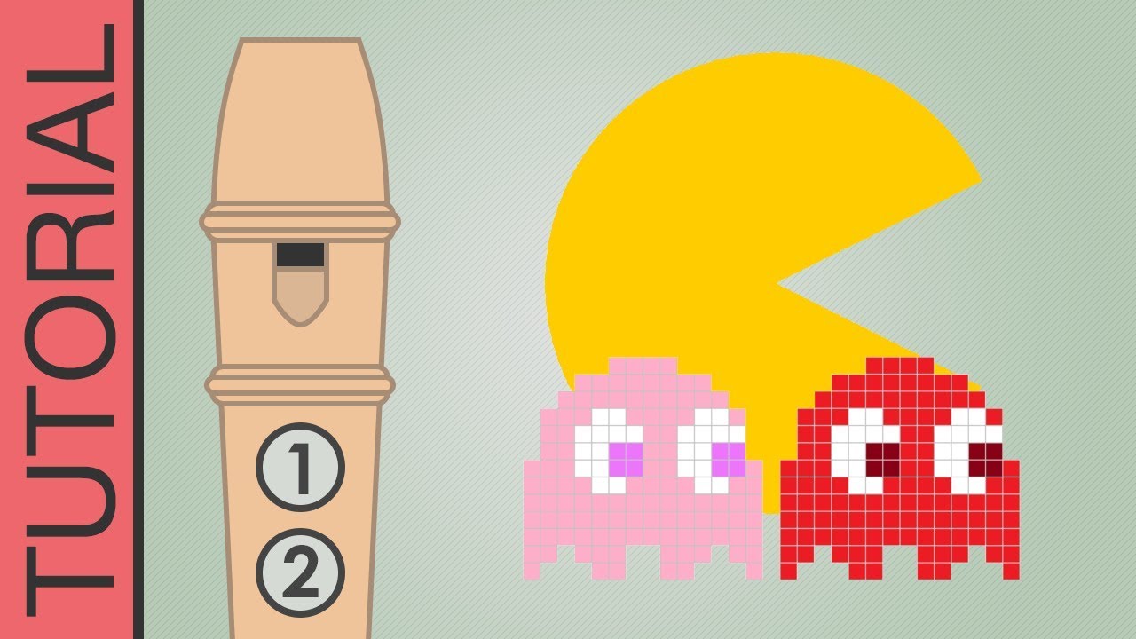 Pac-Man - Recorder Notes Tutorial - YouTube