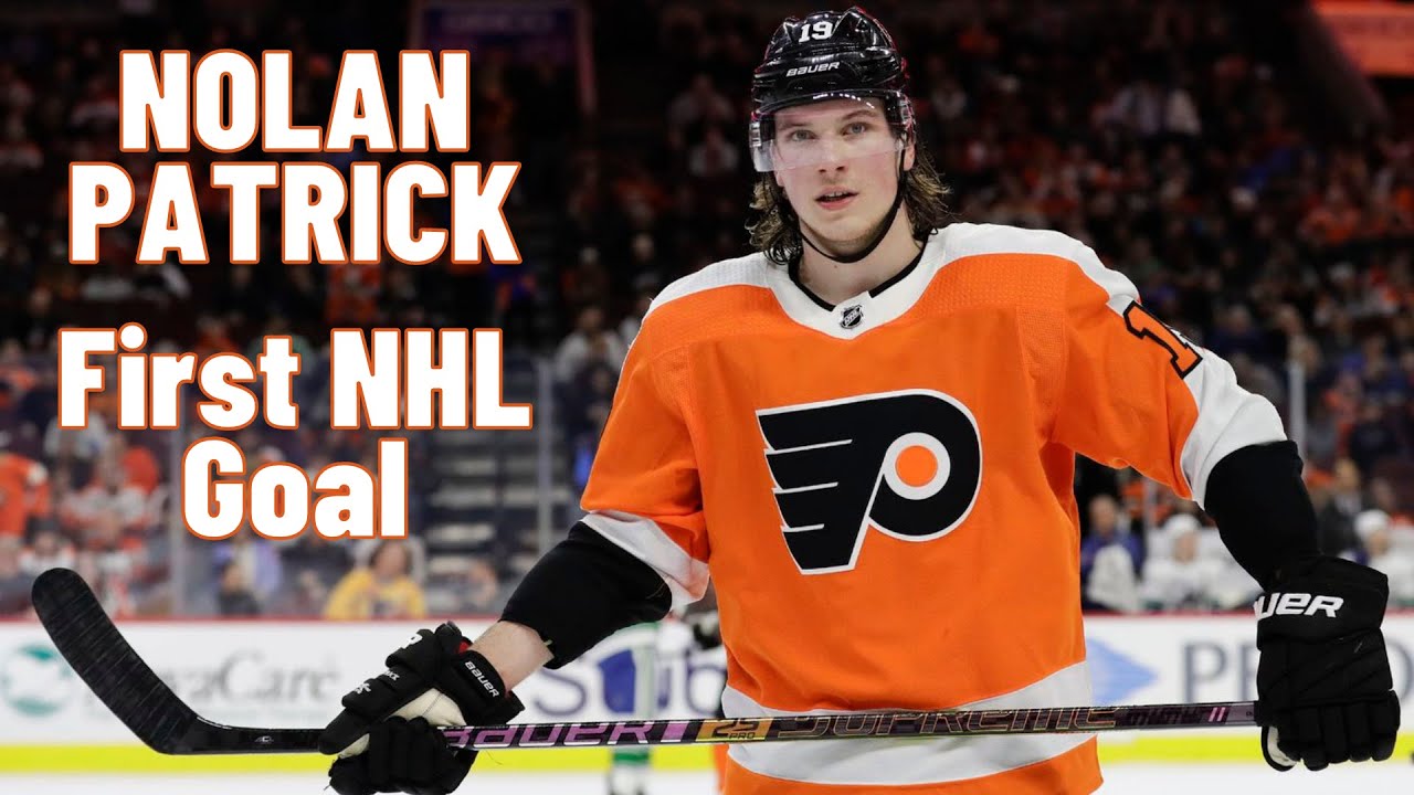 Nolan Patrick #19 (Philadelphia Flyers) first NHL goal Oct 10, 2017 ...