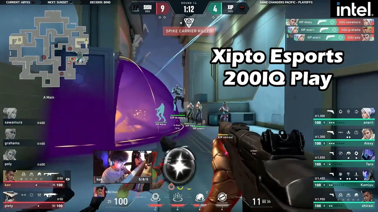 Xipto Esports 200IQ Play vs Sisu | VALORANT Game Changers Pacific 2024 ...