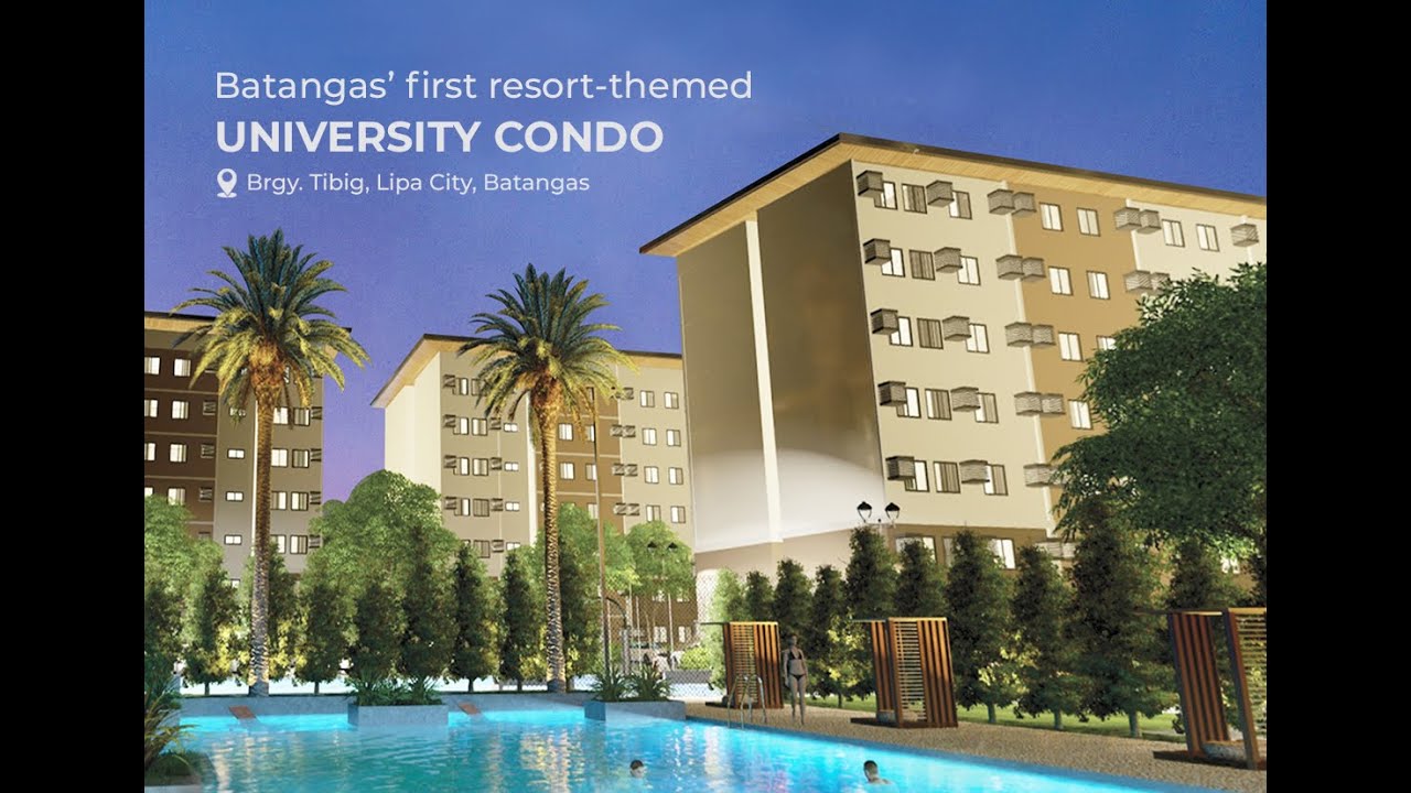 Resort-inspired University Condominiums in Lipa, Batangas - YouTube