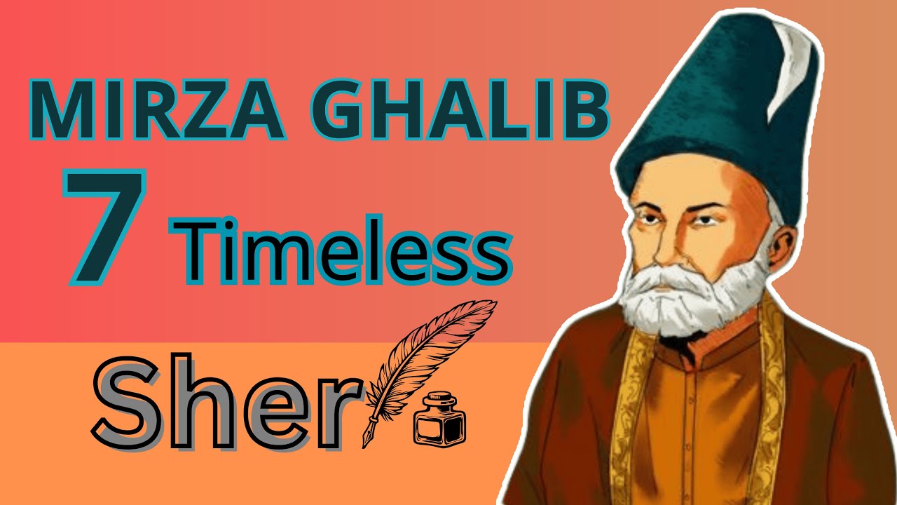 Mirza Ghalib's 7 MOST ICONIC Sher That Will Leave You Speechless! - YouTube