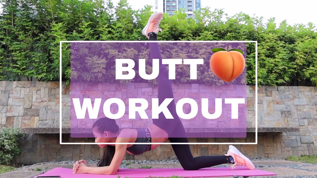 8 MIN BUTT WORKOUT/HOME WORKOUT / 2 Weeks Challenge - YouTube