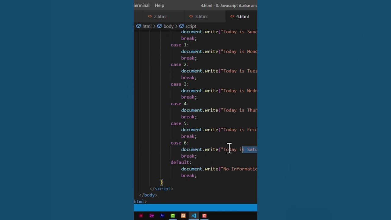 Switch Case Statement Javascript Shorts Js Javascripttutorial Programming Coding Youtube