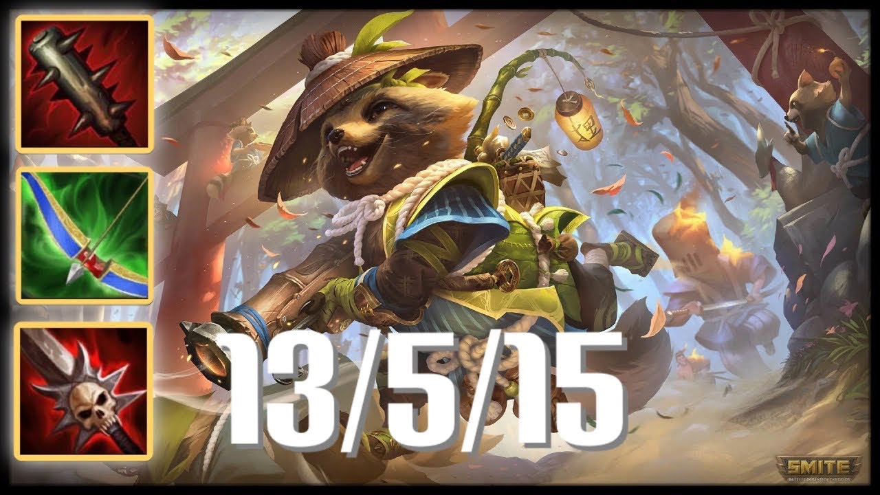 Smite Danzaburou Build Arena gameplay#2 - OVER 40K DAMAGE - YouTube