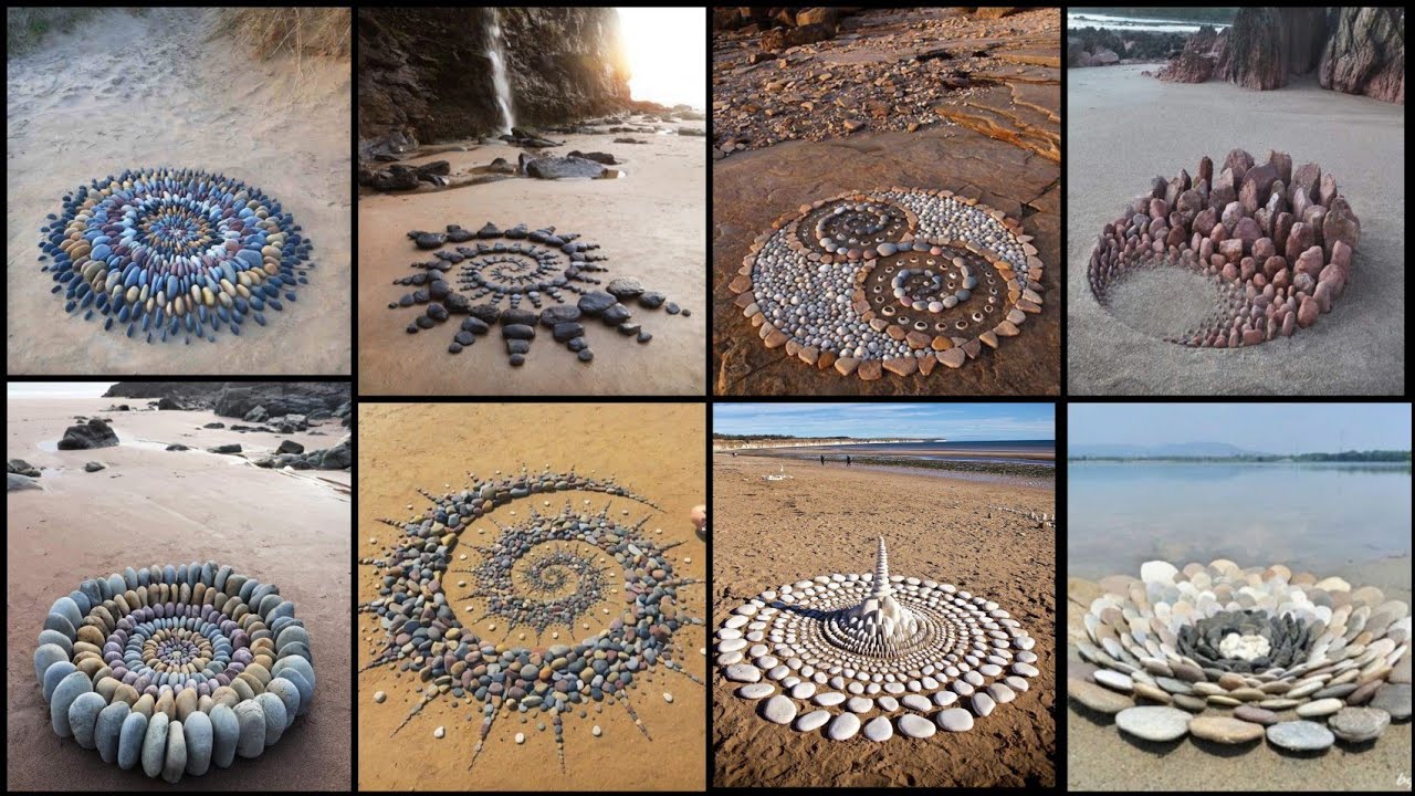 diy best sea mosaic pebble decorations||diy best pebble art||diy best ...