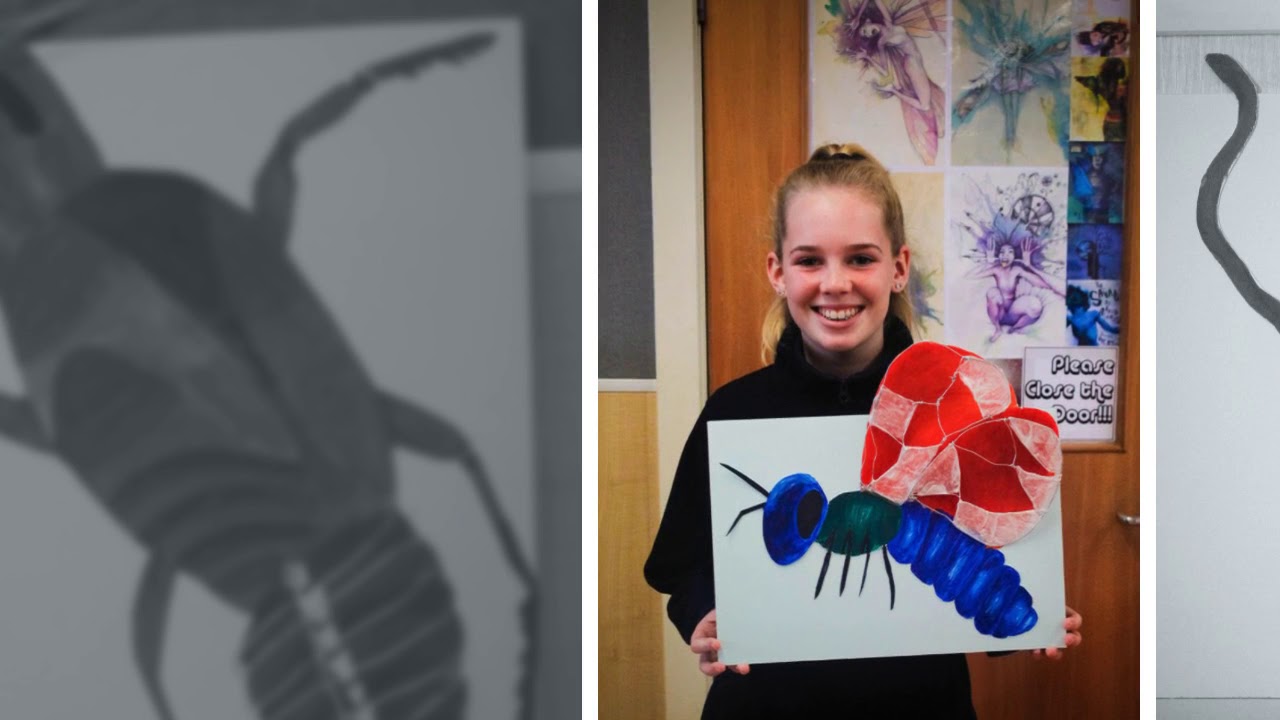 Punga Creatures Semester 1 Art 2018 - YouTube