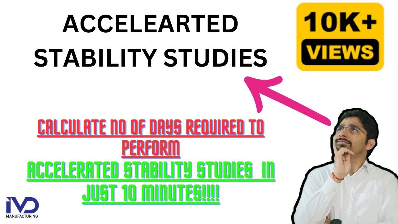 Calculate Stability Days via Excel : Accelerated Stability Studies of ...
