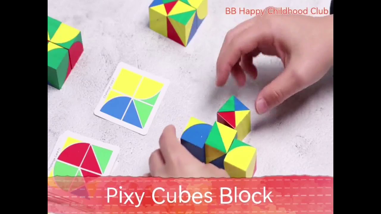 🔥Big Sale🔥 Pixy Cubes Block จิ๊กซอว์ไม้สามมิติ บล็อกไม้เด็ก ฝึกการคิด ...