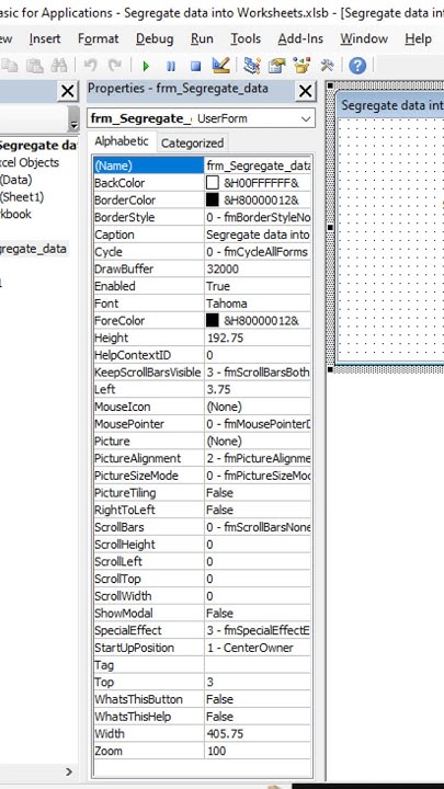 Segregate data into Worksheet Using Excel VBA #excelfansonly #advanceexcel #shorts - YouTube