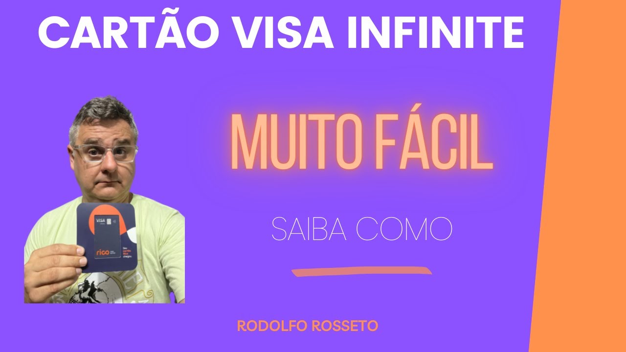 CARTÃO VISA INFINITE EDIÇÃO ESPECIAL DA RICO. BANCO DIGITAL, SEM ...