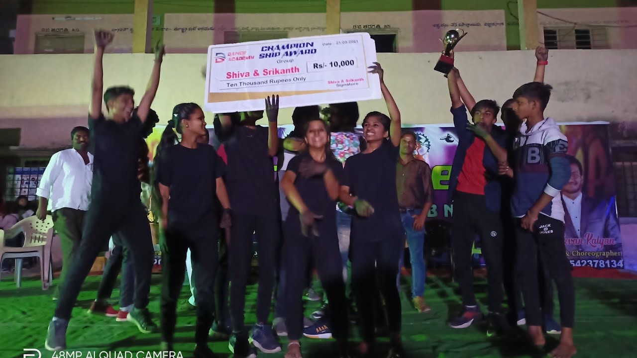 Ranga Reddy Dance Competition / choreography VRaj Master / Pavan and Group Dance video - YouTube