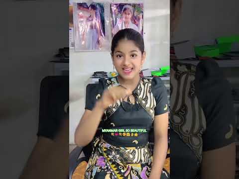 Myanmar Girl So Beautiful 💐💗💐🥰🤗👌👍🫶♥️🫶