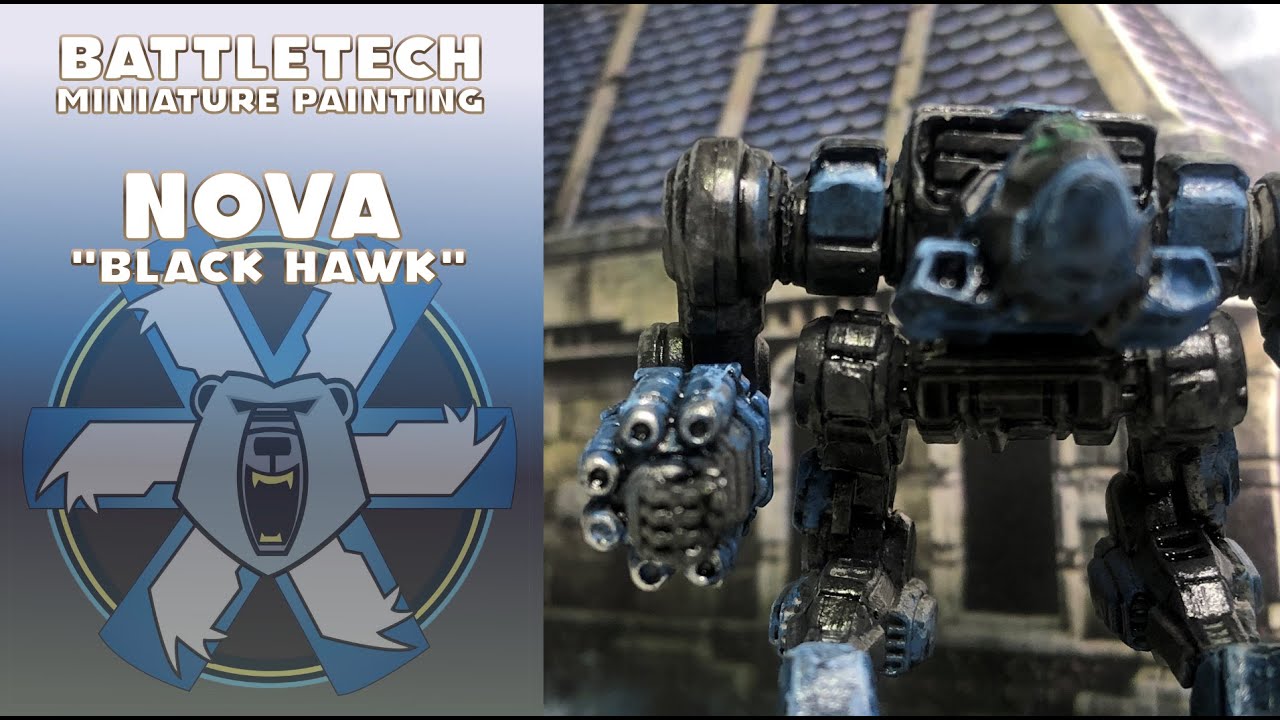 The Bear goes Nova // Battletech miniature paiting - YouTube