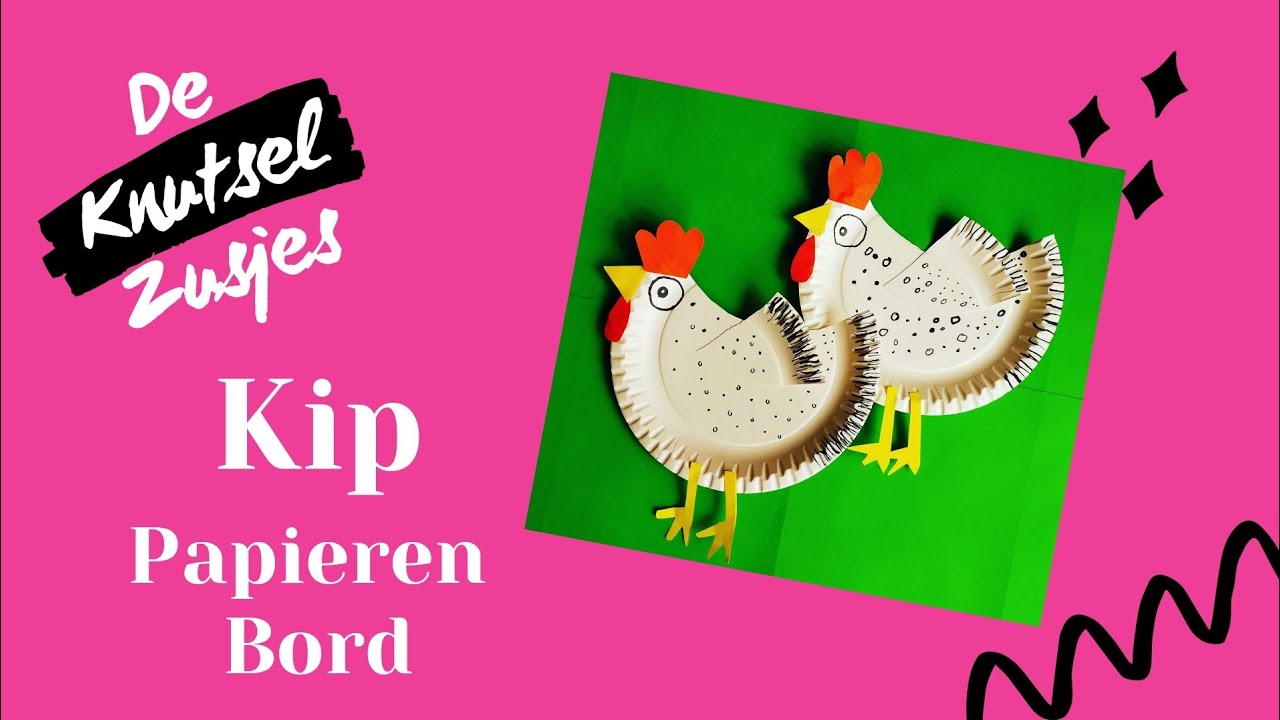 Kip van papieren bord - YouTube