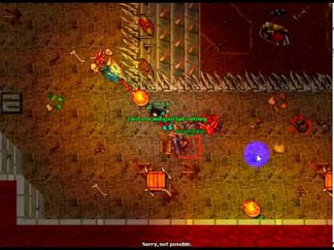 TIBIA EN ESPAÑOL hunt mutated rat,tiger tasks lvl 50 yalahar - YouTube