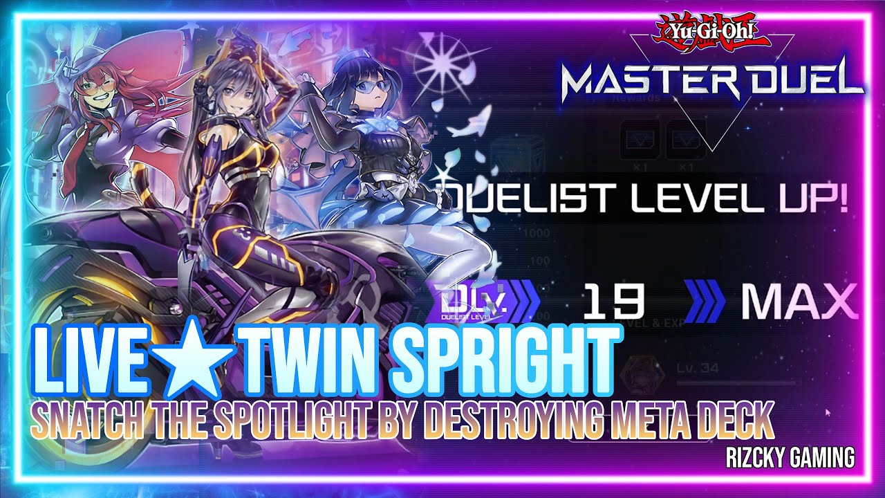 DLv. MAX with The Best Meta Destroyer! - Live☆Twin Spright - Duelist ...