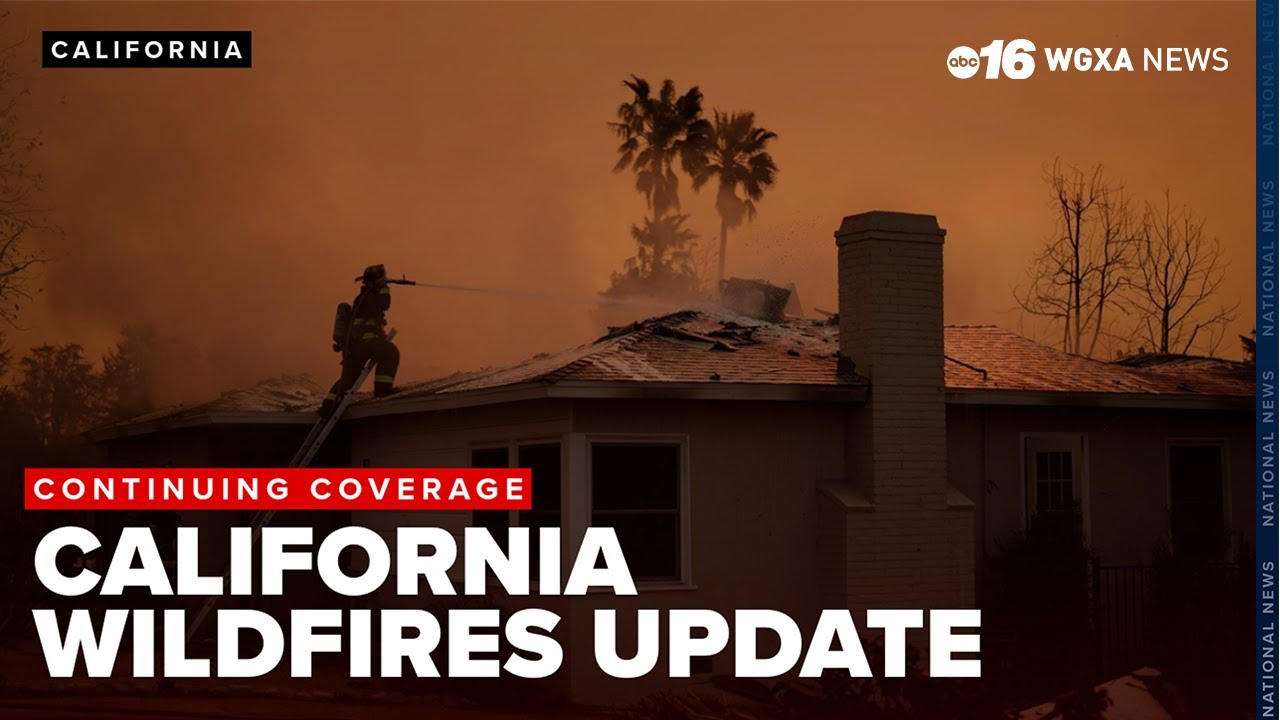 California wildfires are now 8% contained with over 3,000 crewmen ...