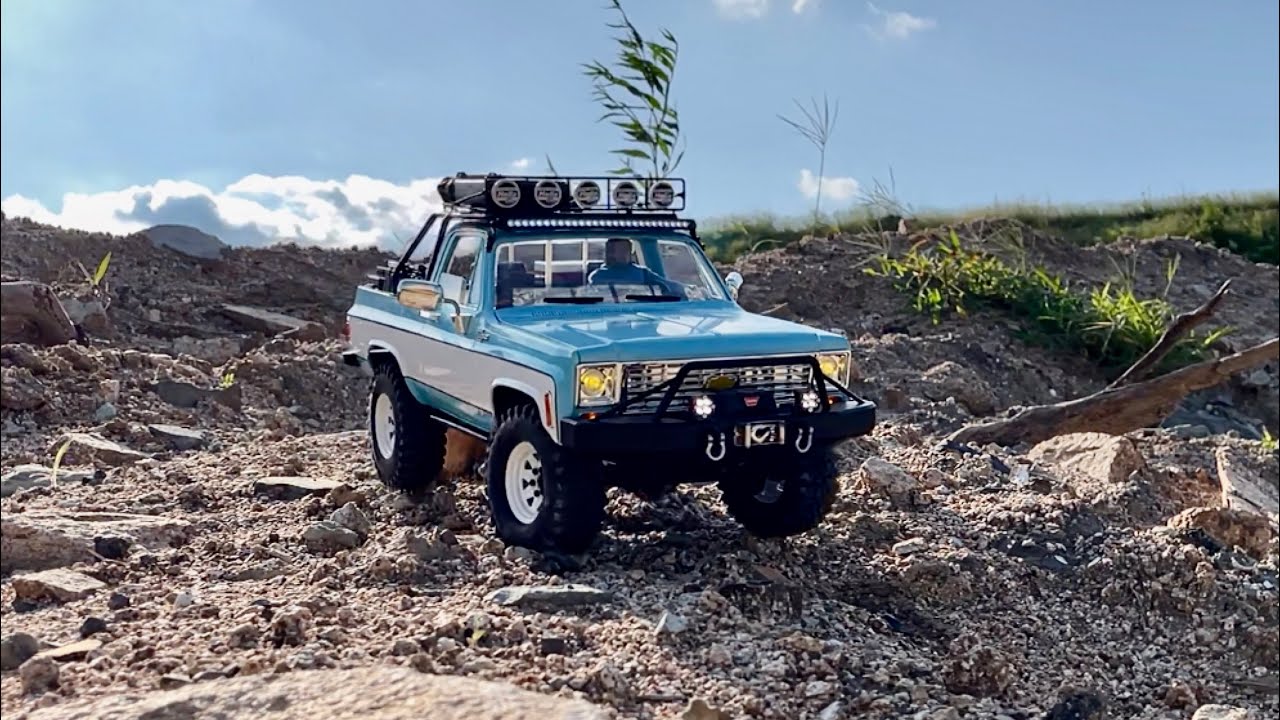 Rc4wd chevy blazer 1/10 scale rc - YouTube