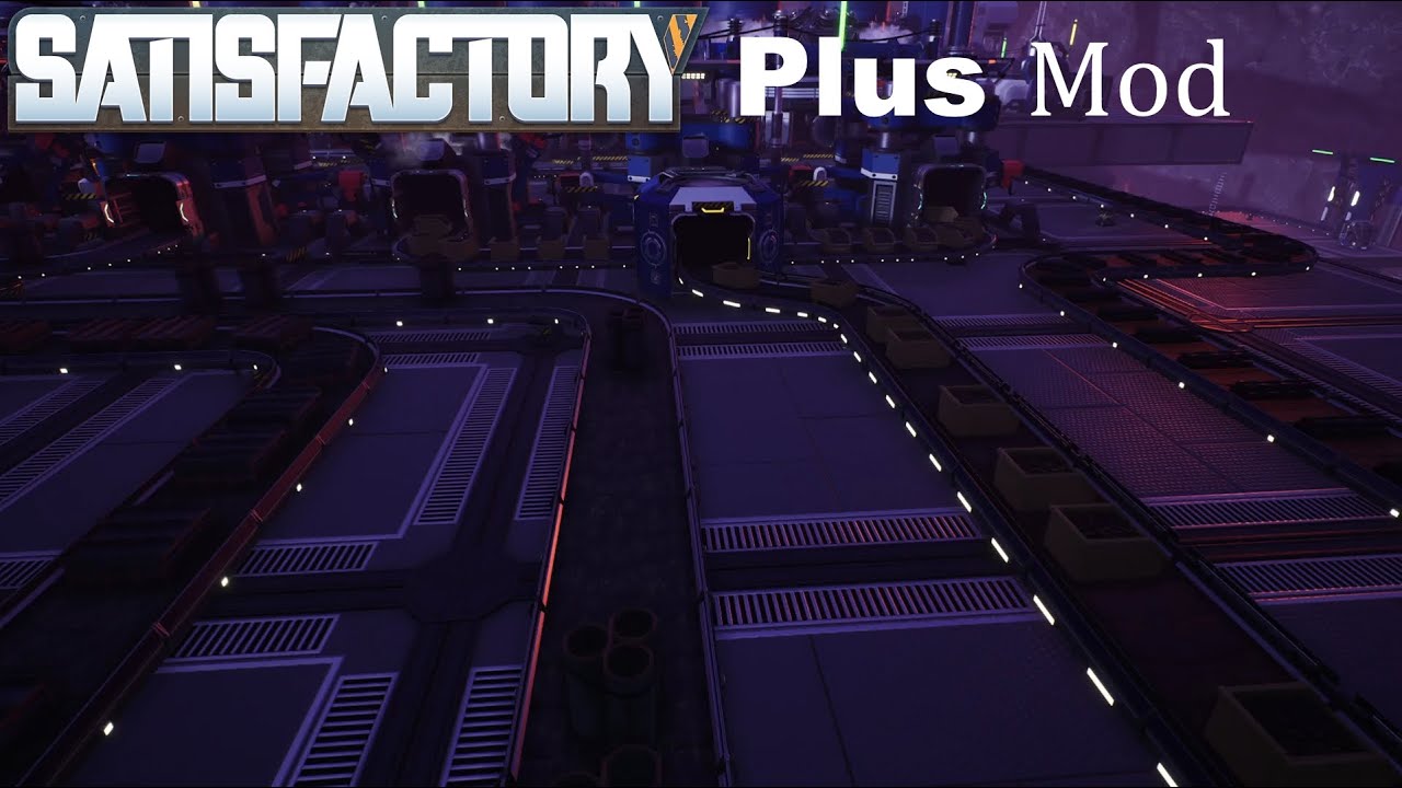 Satisfactory Plus, every item of Steel in one factory. - YouTube