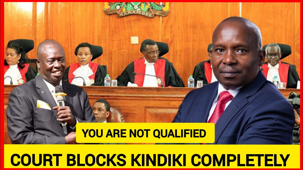 Breaking News! Court delivers bad News to Kindiki today ahead of his ...