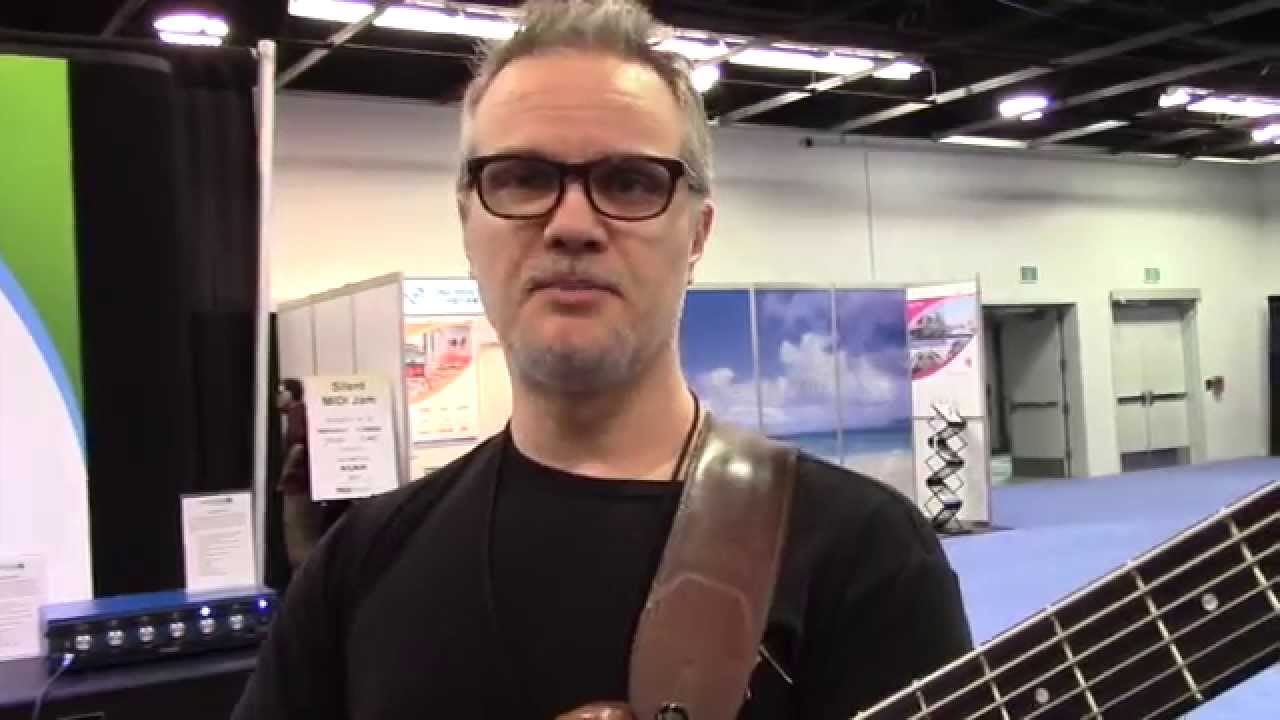 Bass Musician Magazine NAMM 2015 - Mike Pope for Trickfish - YouTube