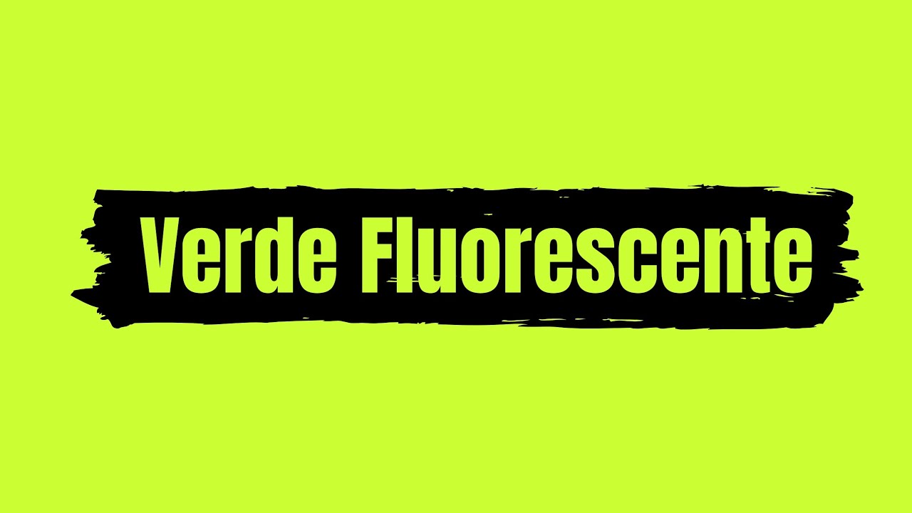 Tela Cor Verde Fluorescente | Tela MultiCor - YouTube
