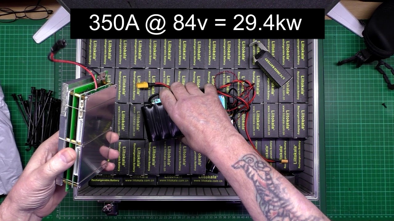 eBike V3 - The Liitokala 26650 DIY ebike battery, 8-24s BMS and spokes ...
