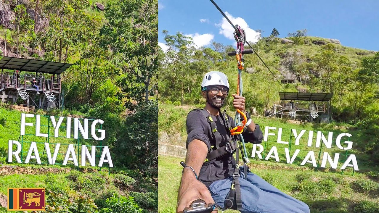 Flying Ravana Zipline - Ella - Sri Lanka - YouTube