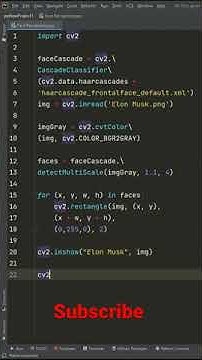 Face detection using python open CV #facedetection #opencvpython #opencv #pythonprogramming ...