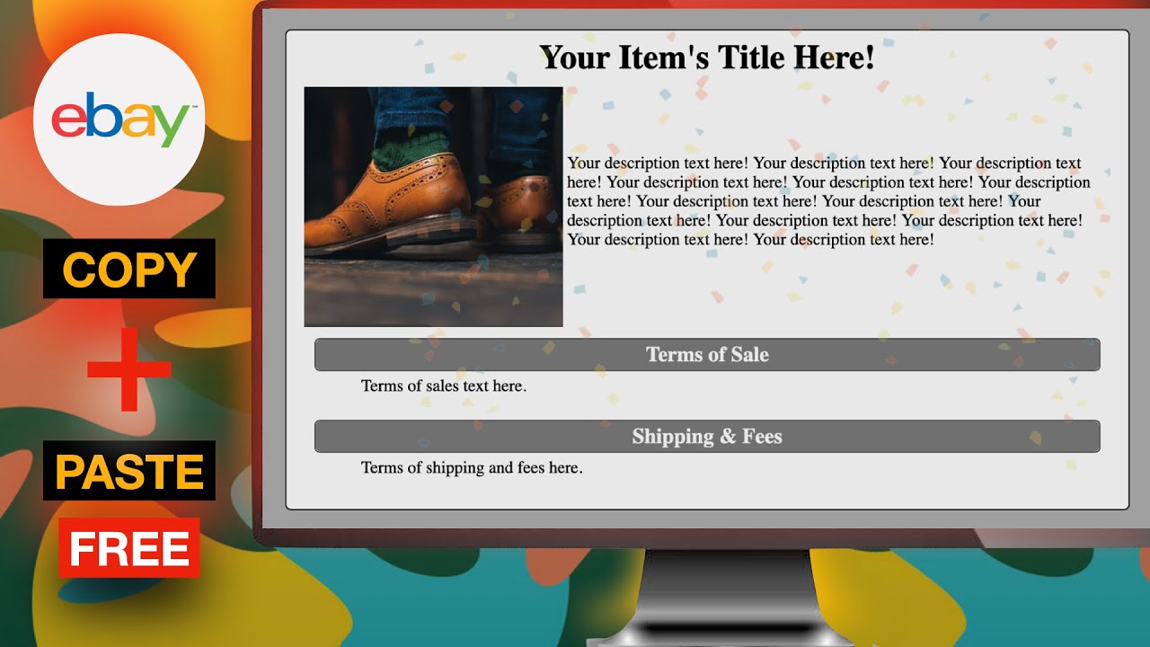 How To Make Your EBay Description STAND OUT With Pictures Free YouTube