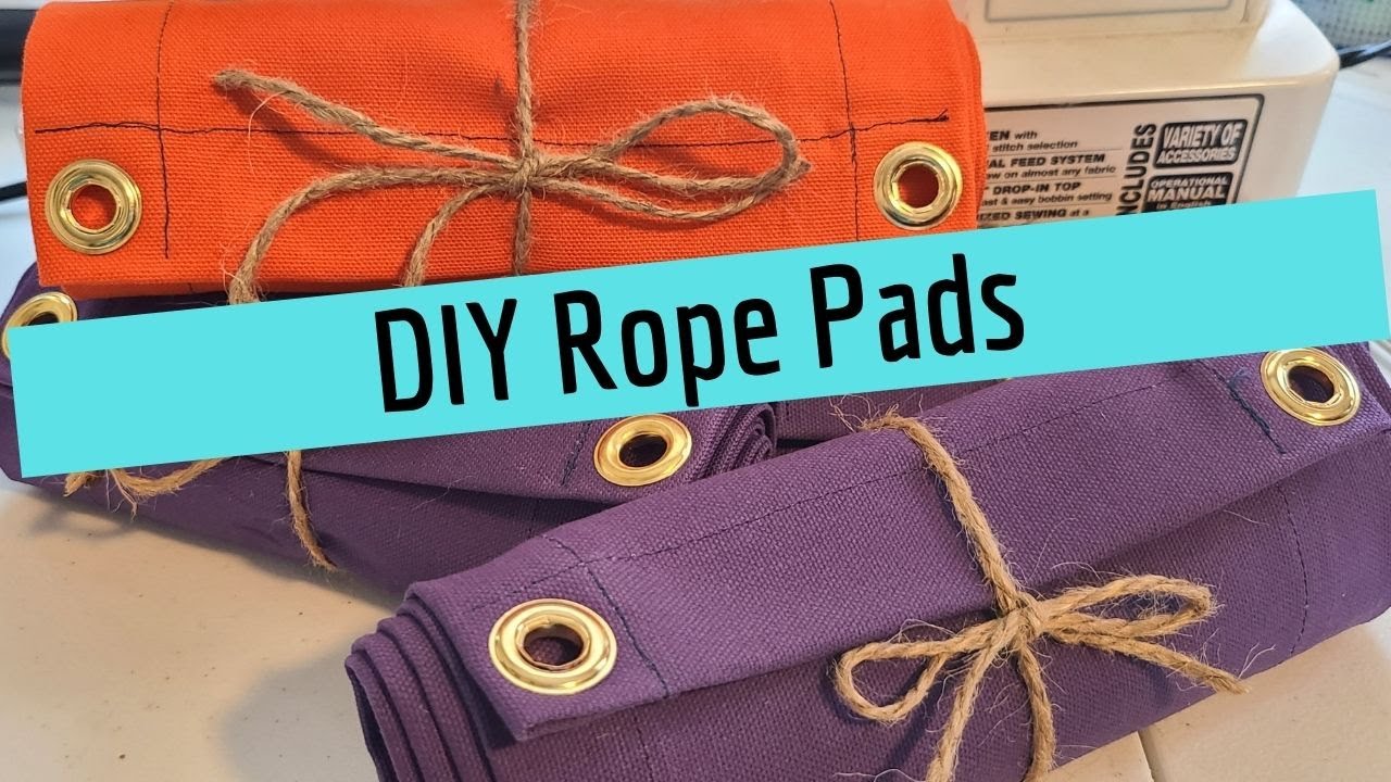 DIY Caving Rope Pads for Beginners - YouTube