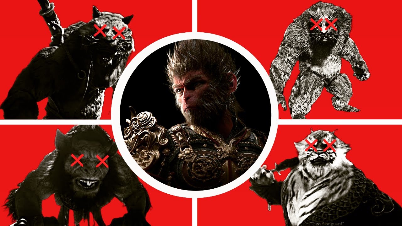 Destroying All Chapter 2 Bosses on New Game Plus | Black Myth Wukong ...