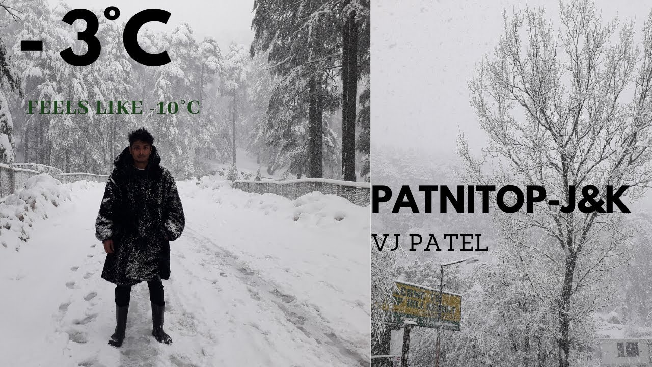 MY FIRST ENCOUNTER WITH SNOW -- PATNITOP (JAMMU) | 2019 FEB - YouTube