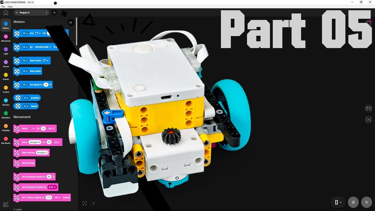 LEGO Mindstorms Scratch Tutorial #05: programming a line-follower (RI ...