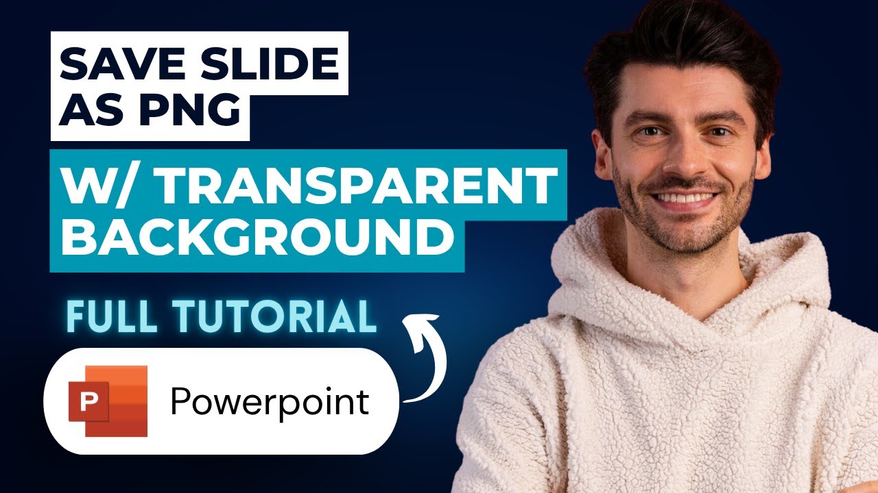 How to Save Slide as PNG with Transparent Background in Powerpoint ...
