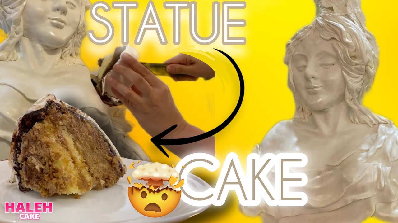 Haleh Cake | Making 🤩ANGEL STATU E CAKE🤩 Whit Haleh Zandi - YouTube