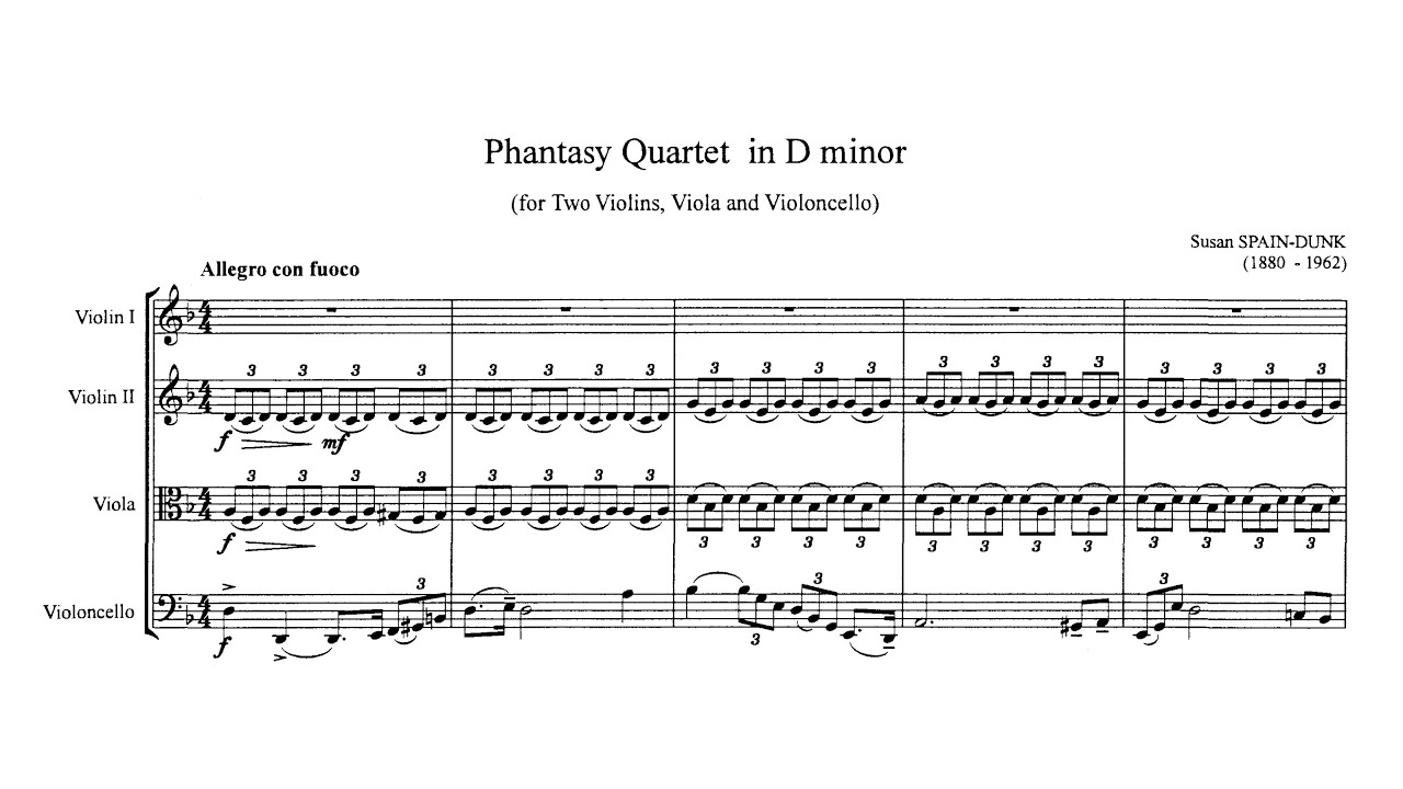 Susan Spain-Dunk – Phantasy Quartet - YouTube