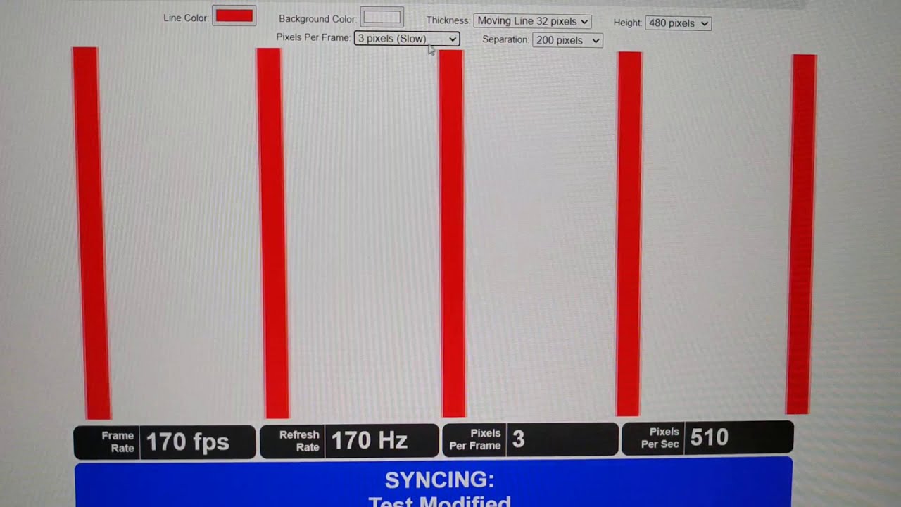 Acer Predator XB323UGP Monitor | Ghosting Test | UFO test | UFO ...