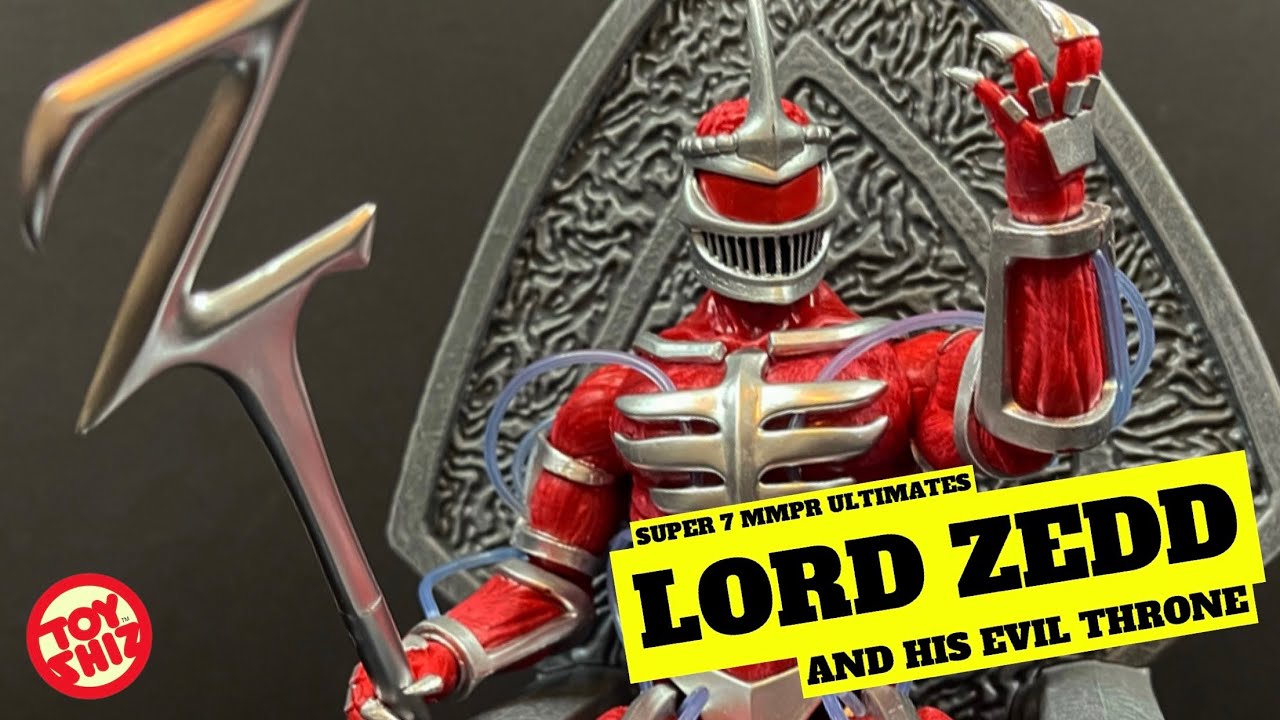 2023 LORD ZEDD & HIS EVIL THRONE | MMPR Ultimates | Super 7 - YouTube