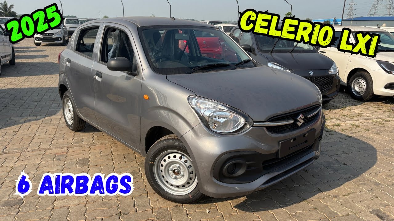 New Maruti Suzuki Celerio Lxi 2025 With 6 Airbags Full Review And All ...