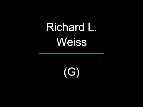 Court of Common Pleas Candidate - Richard L. Weiss - YouTube