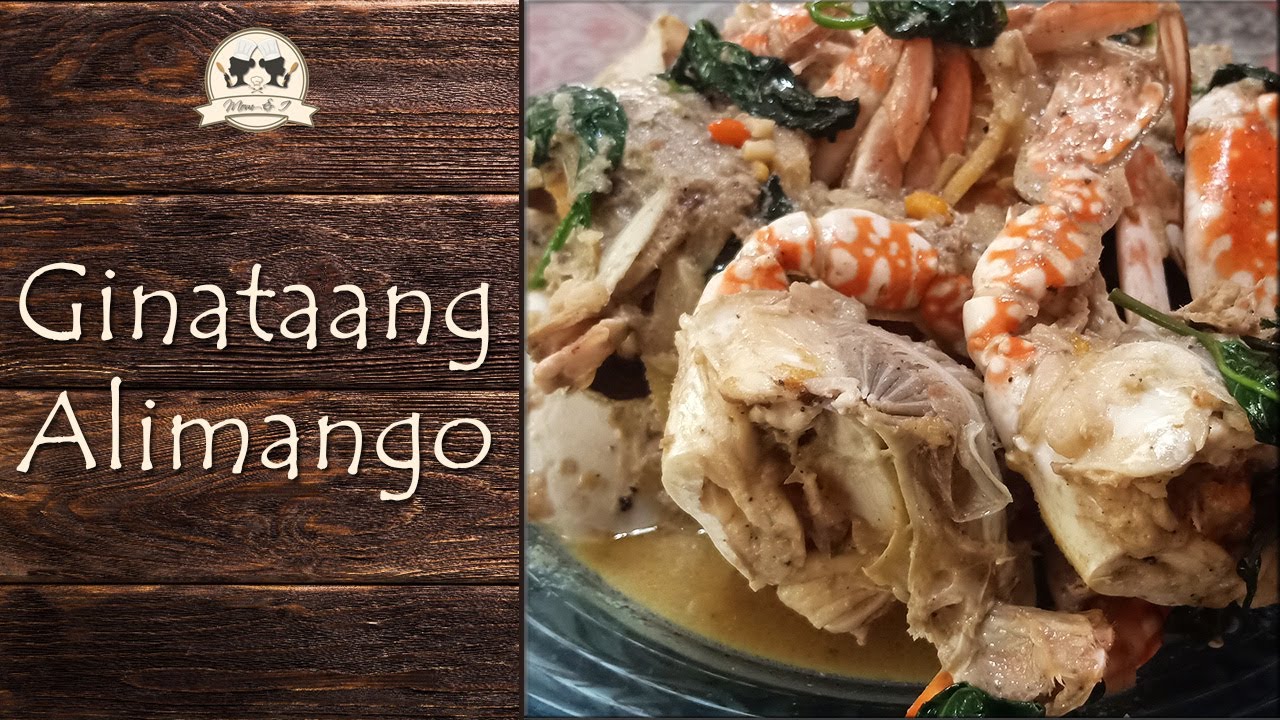 How to Cook Ginataang Alimasag | Crabs with Coconut Milk Recipe - YouTube