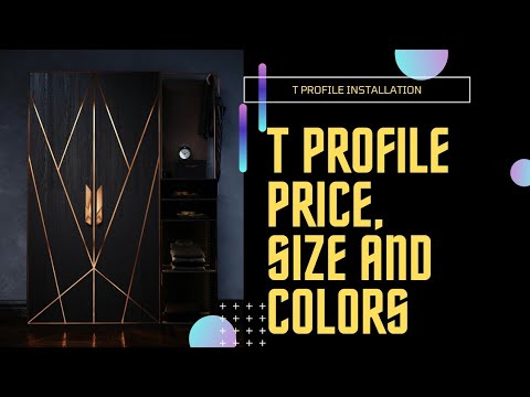 T profile in door| T profile price| T profile size |T-profile colors| T ...