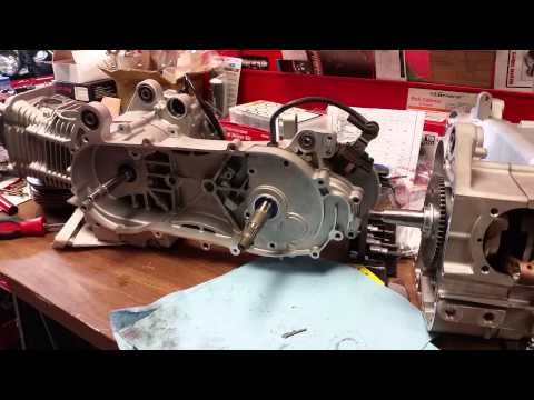 GY6 How To Install Gears Transmission Taida 08 - YouTube