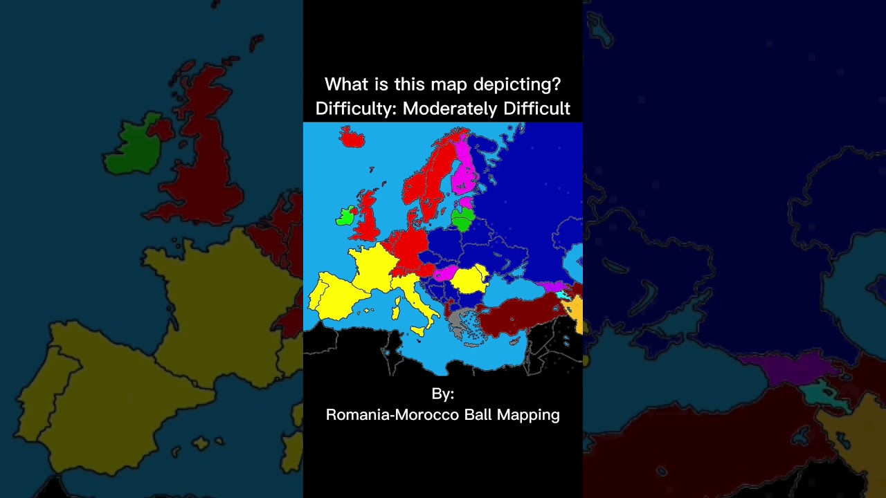 What is this map depicting? Difficulty: Moderately Diffucult #geography ...