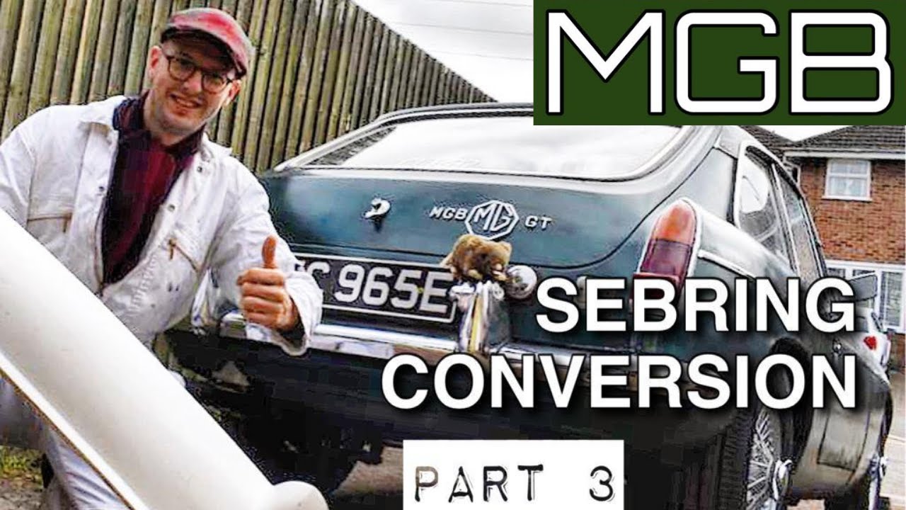 MGB Sebring Conversion Part 3 Rear Valance - YouTube