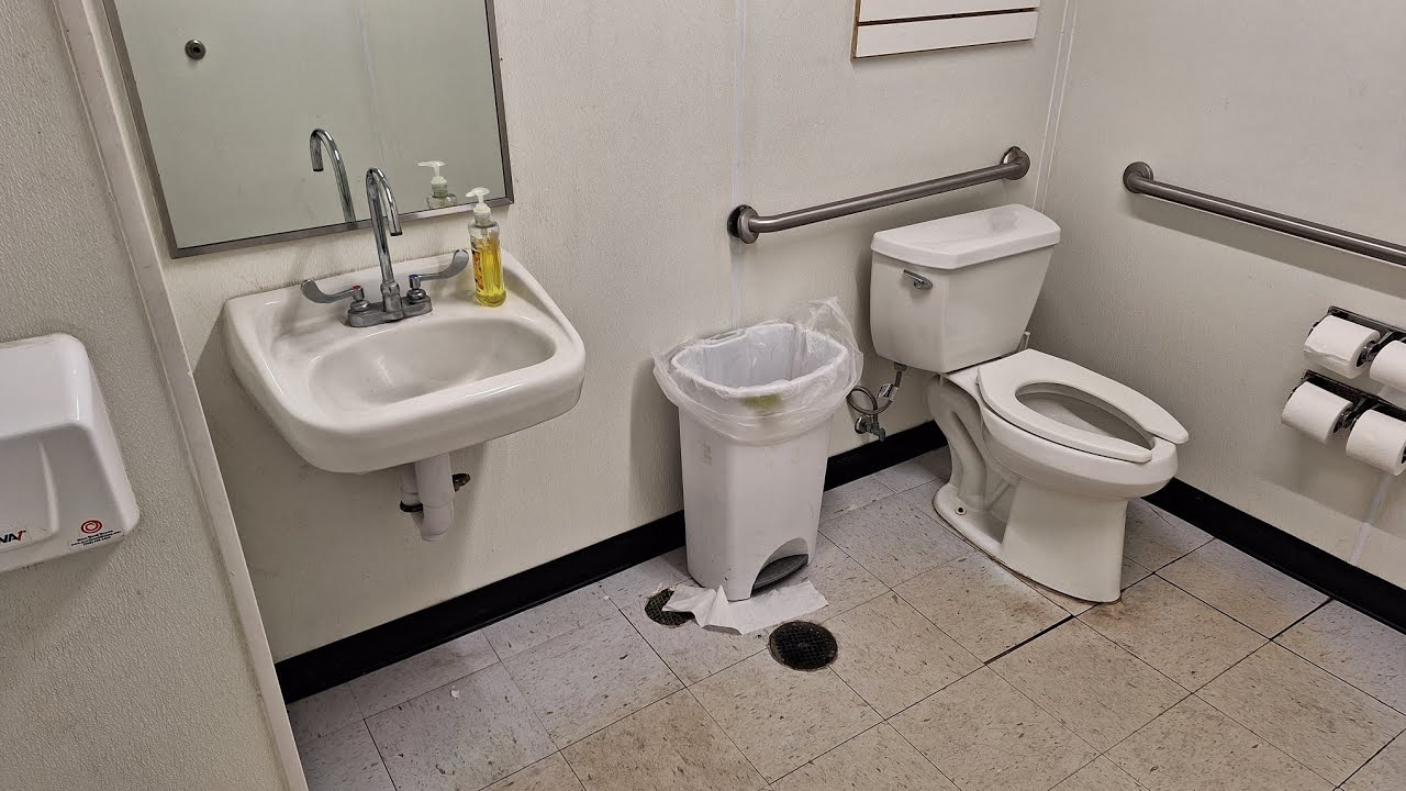 Dollar Tree Unisex Restroom - YouTube