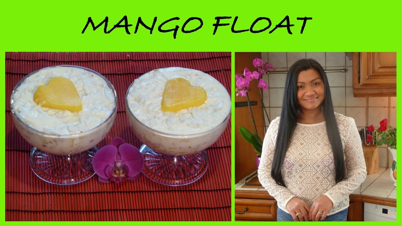 Mango Float with Digestive Biscuit (How to Make Mango Float) How to make Delicious Mango Float ...
