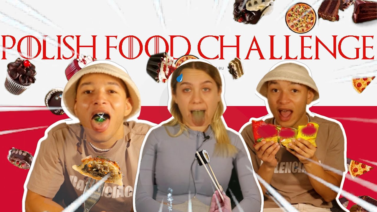 GERMAN GUYS TRY WEIRD POLISH FOOD FOR THE FIRST TIME #foodie #mukbang # ...